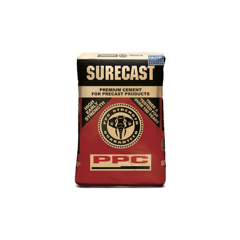 USD 12.20 - PPC Cement Surecast 42.5 50kg HARARE | Building material ...