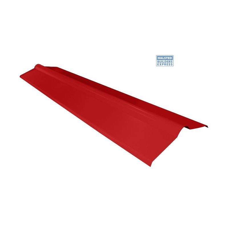 USD 8.38 - IBR Roll Top Ridge 0.40mm x 2.4m Kalahari Red | Building ...