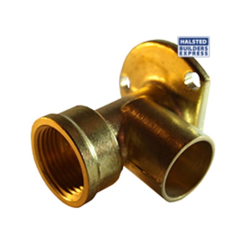 USD 2.50 - Copper Capillary Elbow C-F-I 15mm Wall Plate | Building ...