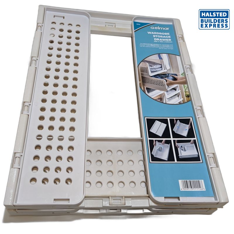 USD 7.20 - Gelmar Wardrobe Storage Drawer 430x335x140mm | Building ...