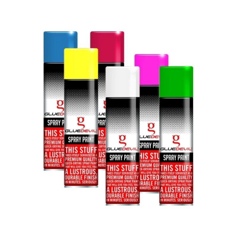 USD 5.45 - Glue Devil Spray Paint Engine Red 300ml 00-SPRAY5999