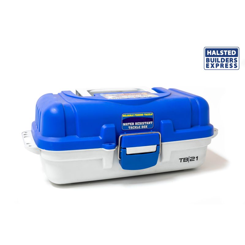 USD 6.60 - Sensation Relix Tackle Box TB21 1-Tray Vibe Blue 440027