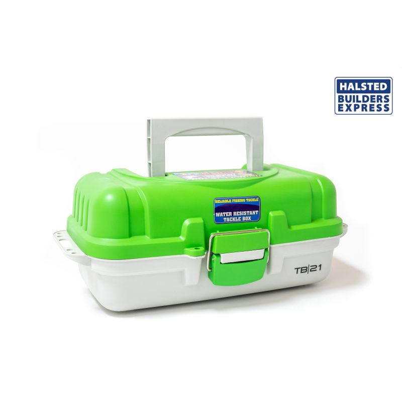 USD 4.00 - Sensation Relix Tackle Box TB21 1-Tray Vibe Green 440026 ...