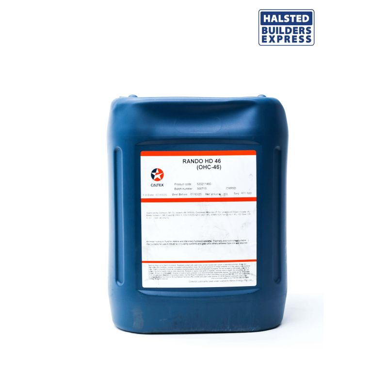 USD 82.93 - Caltex Rando Hydraulic Fluid HD46 20Lt | Building material ...