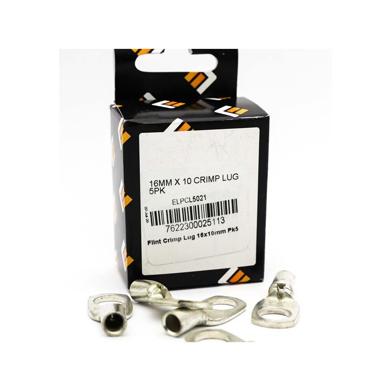 USD 4.03 - Flint Crimp Lug 16x10mm Pk5 | Building material from ...