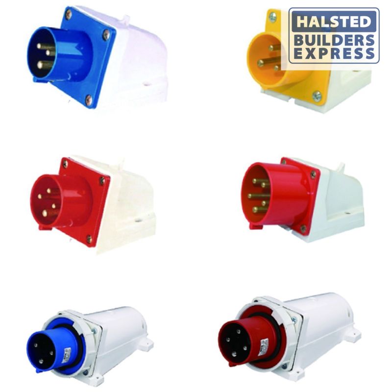 USD 3.45 - Himel Plug Fixed 240 - 415V Pole 3 Pole + N + E 32A IP44 ...