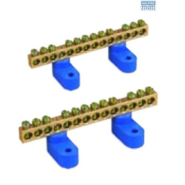 USD 1.17 - Himel Busbar 6X9 14 holes Blue HTB0190609W14B | Building ...