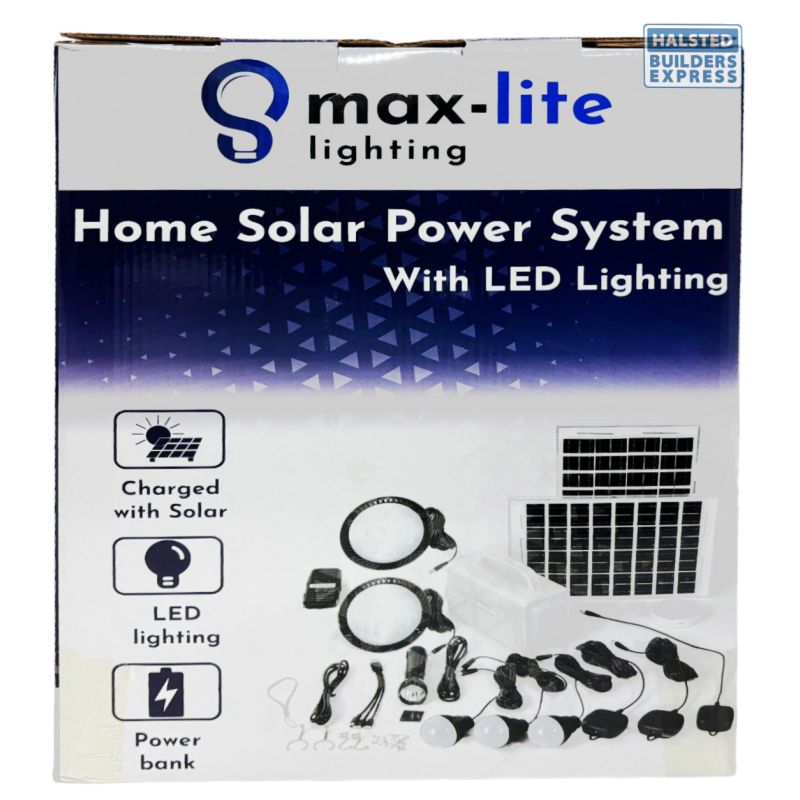 USD 110.10 - Maxlite Solar Home System with Panel S62 | Building ...