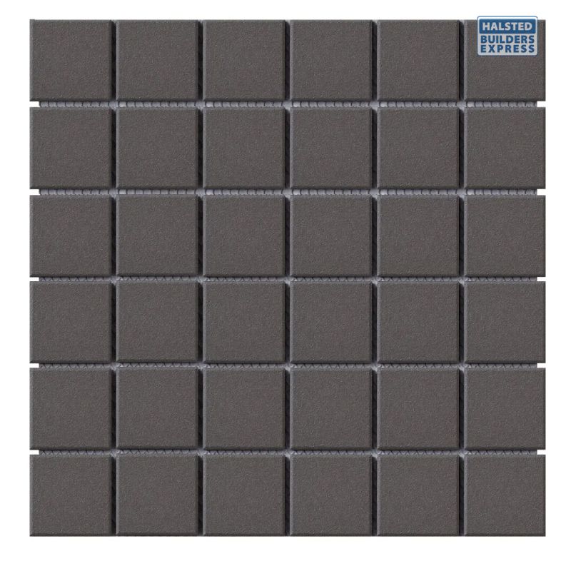 USD 4.28 - Tile Mosaic Project Dark Grey F/B 306X306 CR039 | Building material from Halsteds ...