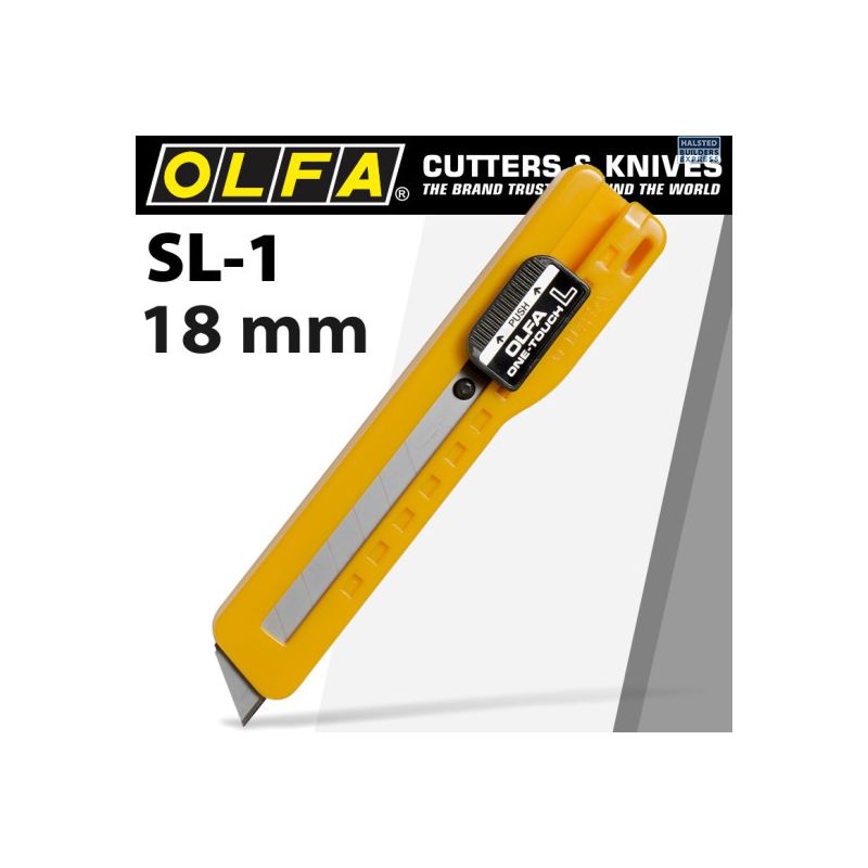 USD 5.38 - Olfa Snap Off Knife 18mm Model SL-1 | Building material from Halsteds Workington Zimbabwe