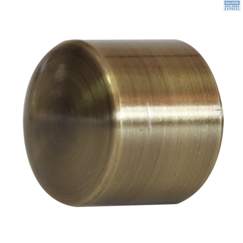 USD 2.94 - Decor Depot 25mm End Cap Finial Brushed Bronze 2pc 163275 ...