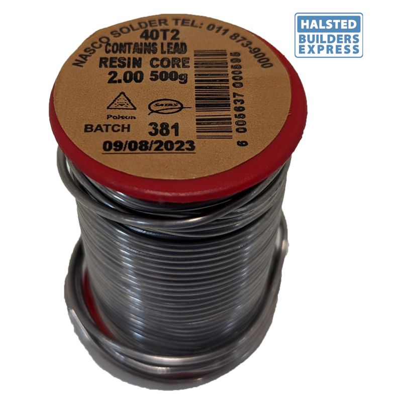 USD 36.09 - Nasco Solder Wire Resin Core 40/60 2.0mm Electric 500g