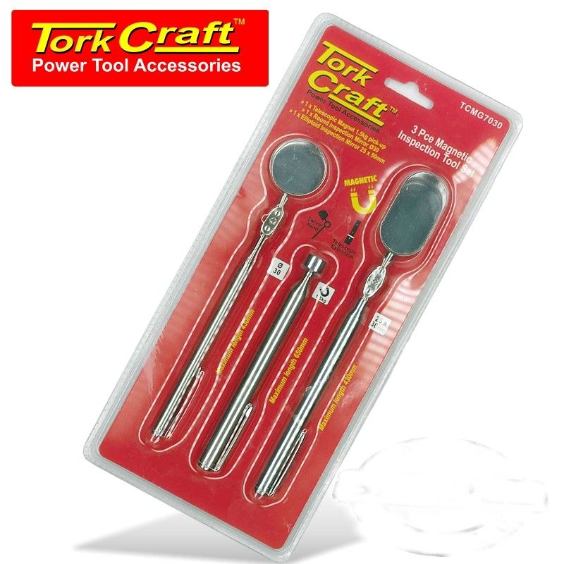 USD 7.85 - Tork Craft 3pce Magnetic Inspection Tool Set | Building ...