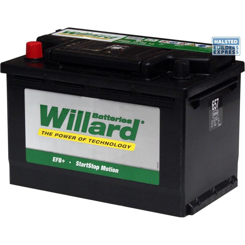 USD 135.26 - Willard Battery 657 | Building material from Halsteds ...