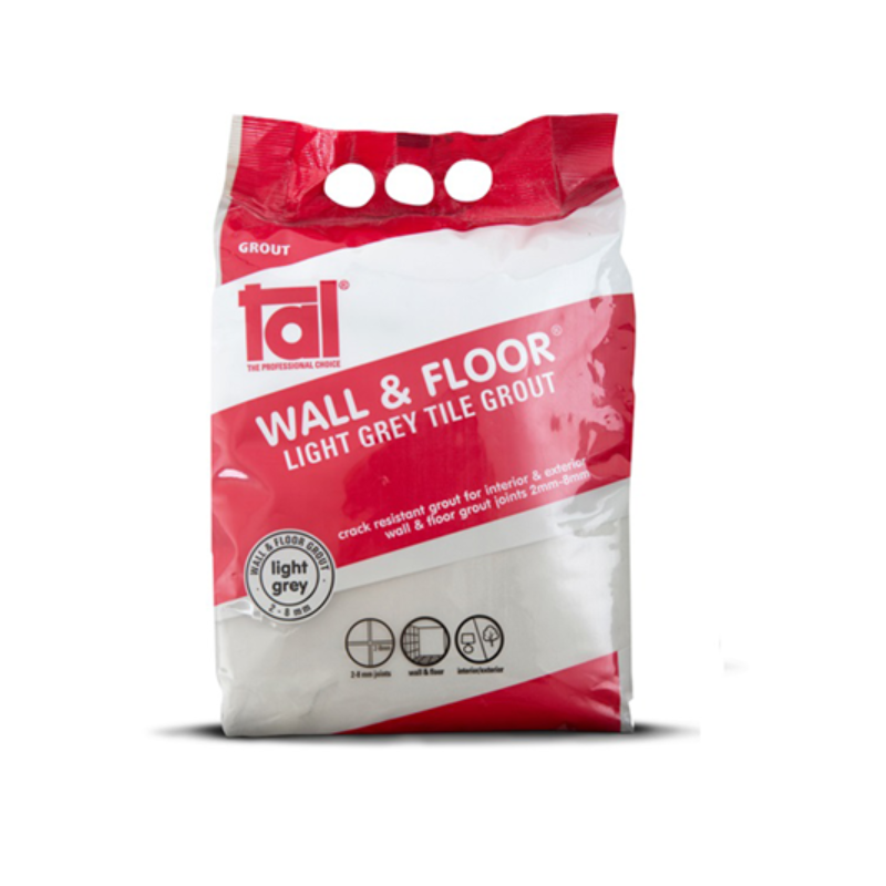 USD 4.76 - Tylon Tile Grout Light Grey 5kg | Building material from ...