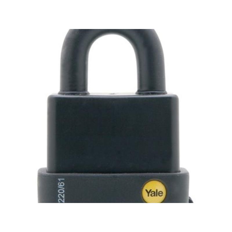 USD 17.50 - Yale Padlock 61mm Weatherproof Black | Building material ...