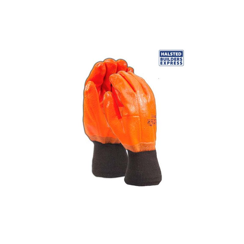 USD 6.17 - Dromex Gloves Freezer PVC Orange 30cm GFREEZER | Building ...