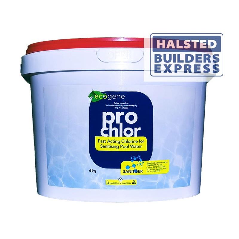 USD 27.22 - Ecogene Chlorine Pro Chlor 4kg 01PRO004