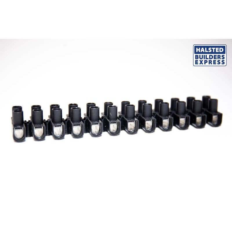 USD 1.99 - Hellerman Tyton Connector Strip 15 Amp Black | Building ...