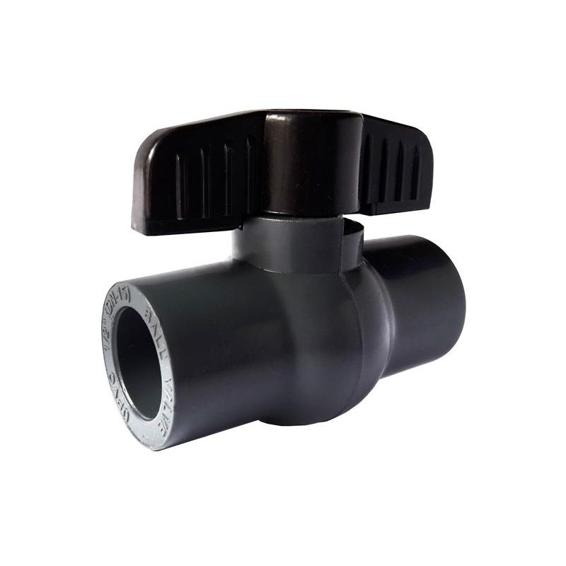 USD 1.14 - PVC PN16 Ball Valve 25mm Solvent Weld | Building material ...