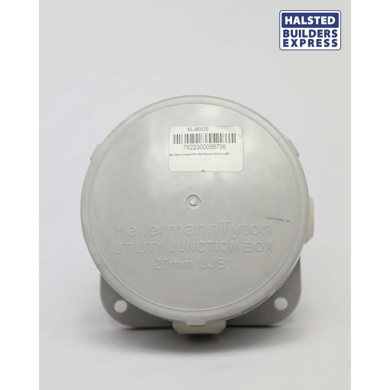 USD 25.22 - Hellermann Inspection Box Round 20mm UJB1 | Building ...