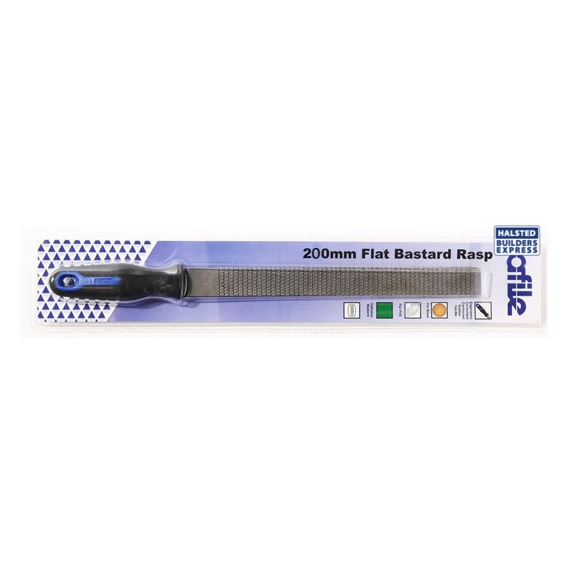 USD 9.03 - Afmit File 200mm Flat Bastard Rasp wHandle | Building ...