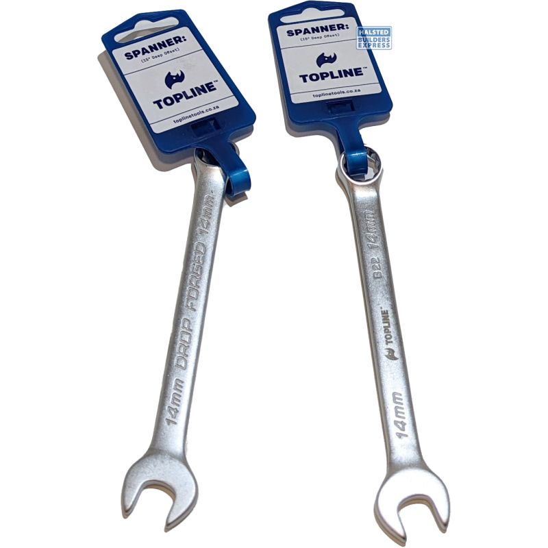 USD 2.81 - Topline Spanner Comb Drop Forged 14mm | Building material ...