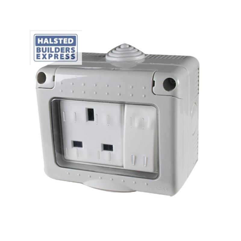 USD 22.85 - ACDC Single Socket 13A Weather Proof IP55 | Building ...