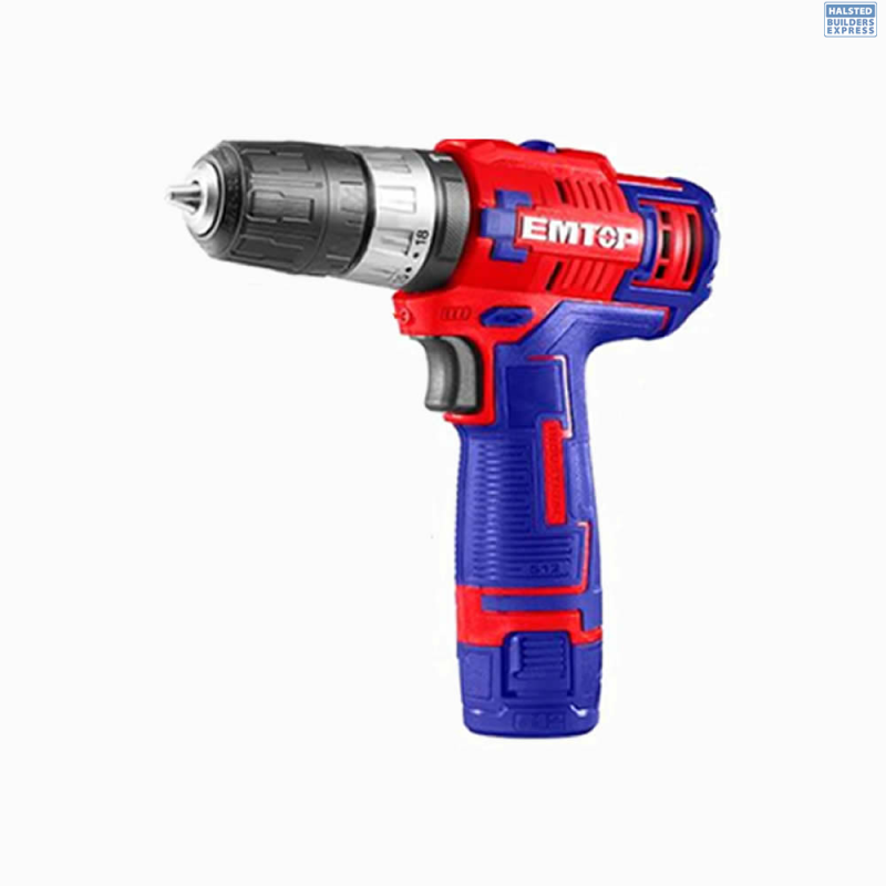 USD 49.50 - EMTOP Cordless Impact Drill 10mm 12V 45Nm 2xBatt ECDL12620 ...