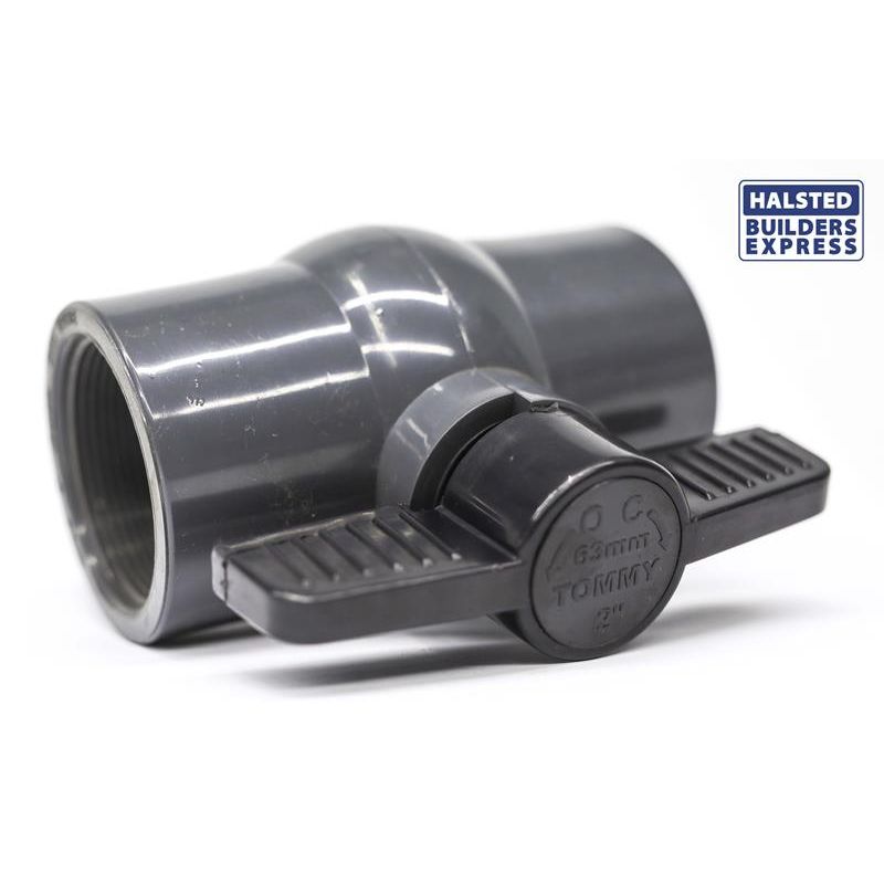 USD 6.24 - PVC PN16 Ball Valve 63mm Threaded