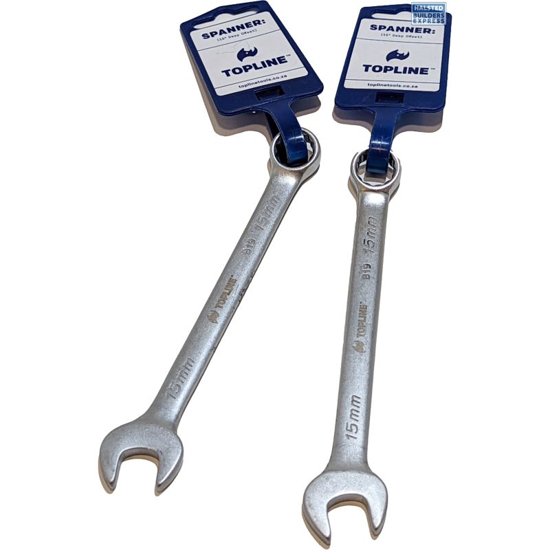USD 2.77 - Topline Spanner Comb Drop Forged 15mm | Building material ...