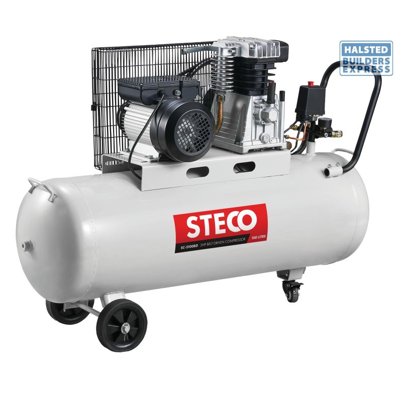 USD 677.13 - Steco by Ryobi Compressor 100L 3.0HP Belt Drive SC-3100BD ...