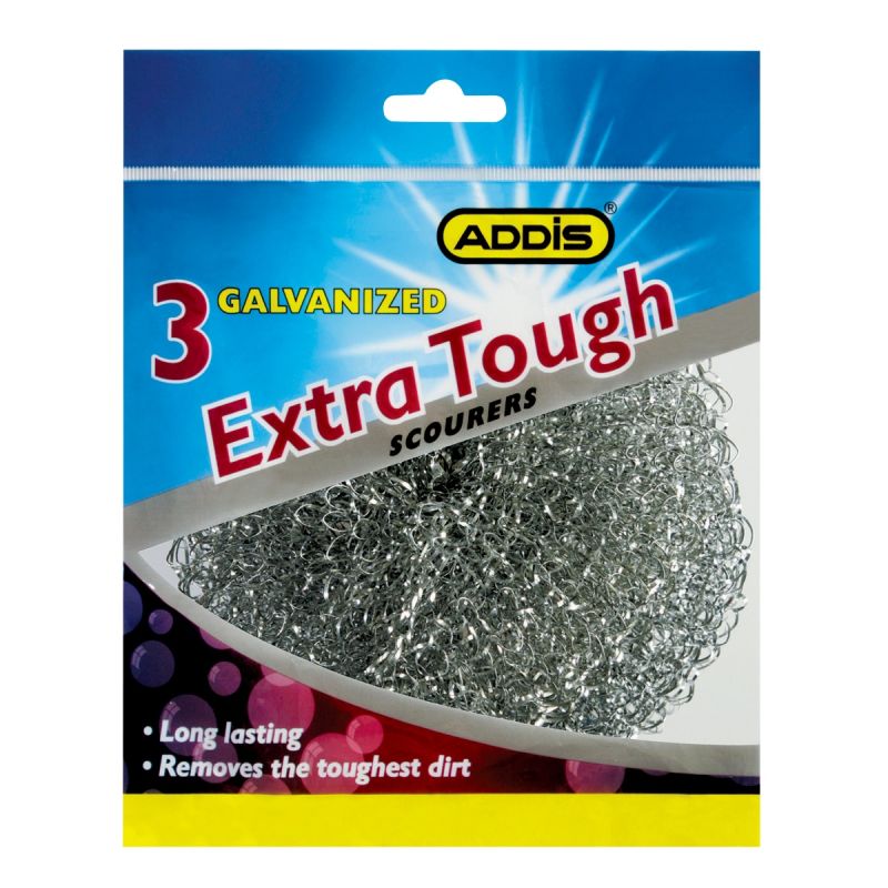 USD 1.29 - Addis Wire Scourers 3pk 8901 | Building material from Halsteds Mutare Zimbabwe