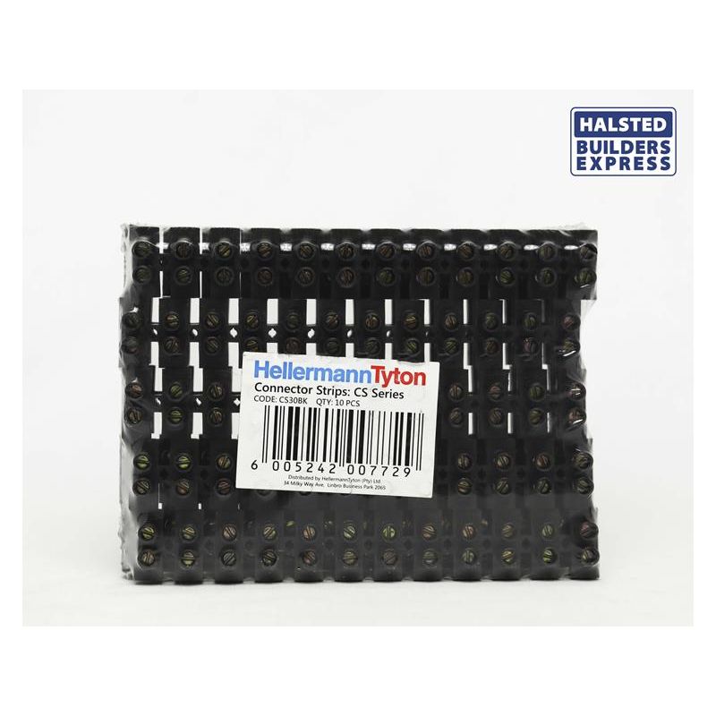 USD 2.39 - Hellerman Tyton Connector Strip 30 Amp | Building material ...