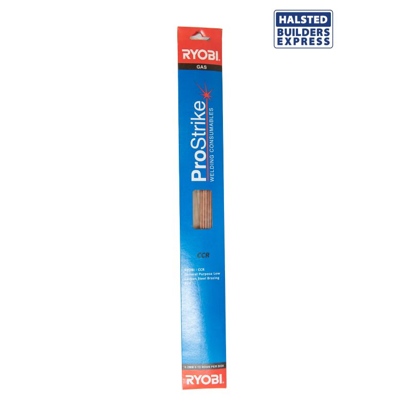 USD 4.09 - Ryobi Brazing Rod CCR GAS 3.2mm x 10 rods